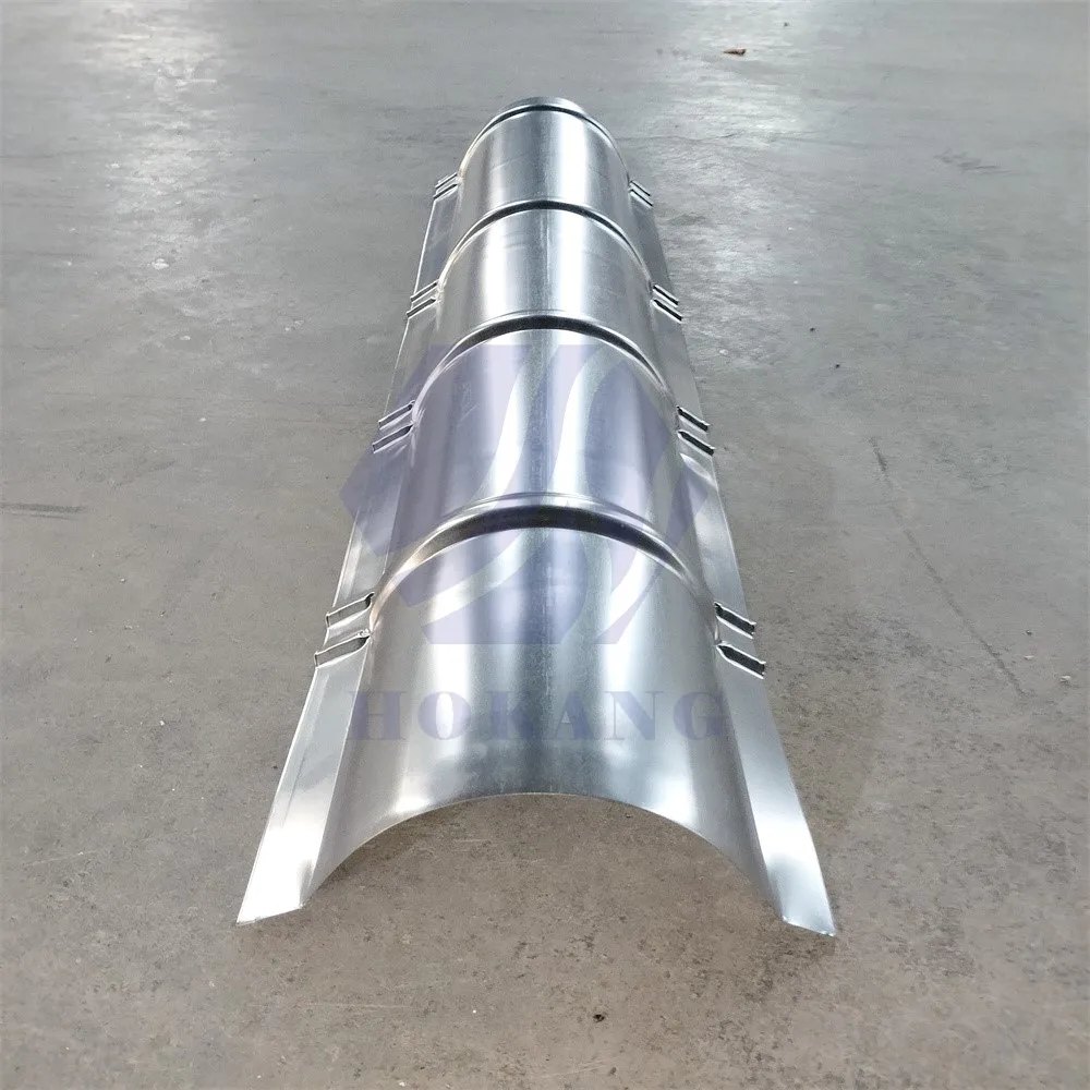 Steel Roofing Ridge Capping Tile Shape Roller Forming Machine ridge Cap ...