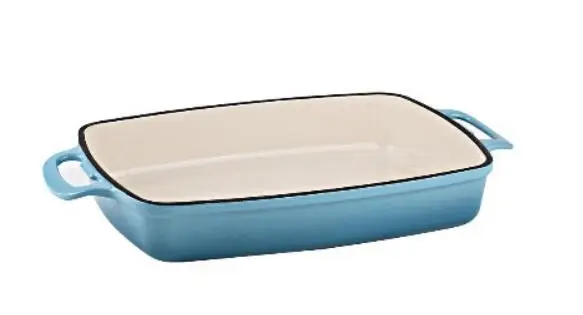 Rectangle Cast Iron Roaster - Perfect for Baking & Roasting
