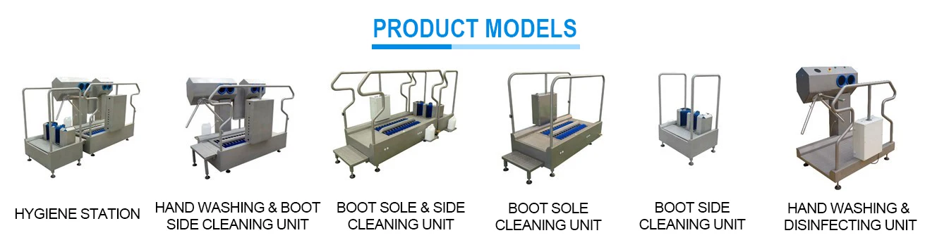 Jarvis One-Stop Boots Washer Machine for Food Processing Factory