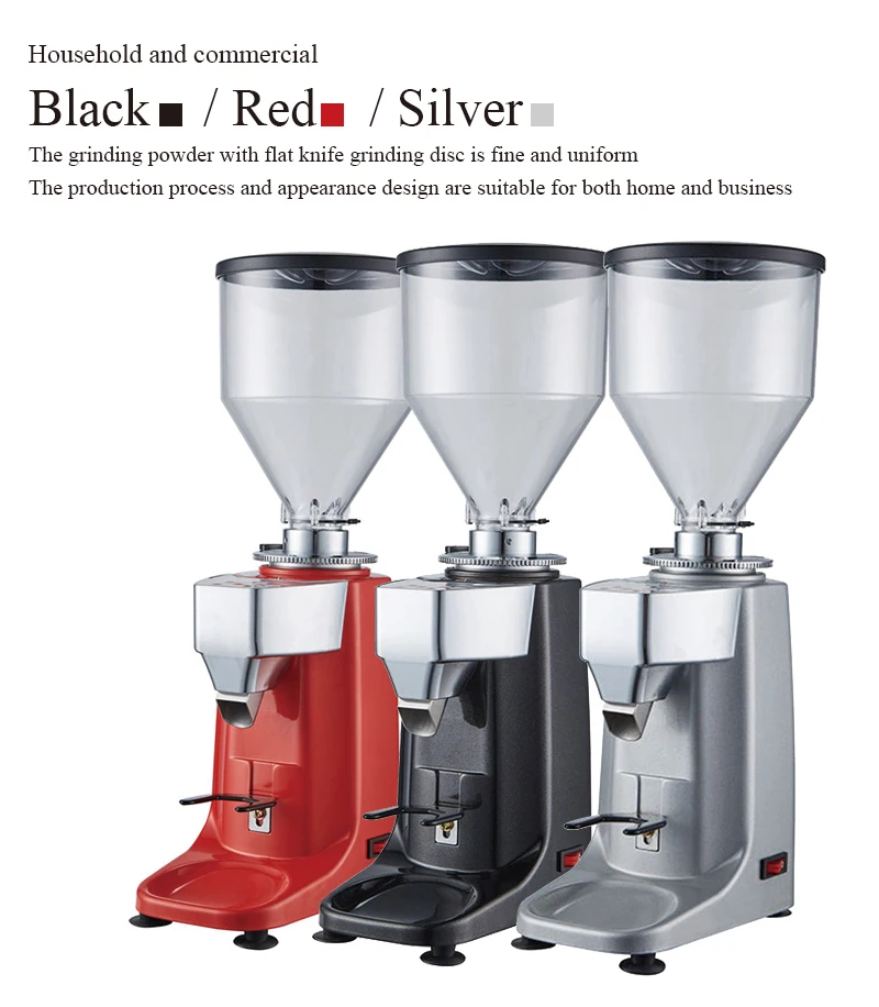 Commercial Coffee Grinder Machine With 60mm Flat Cutter And Led Screen ...