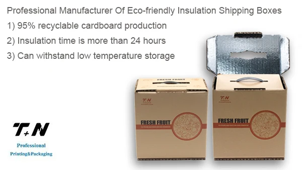 Custom Insulated Shipping Boxes for Frozen Food Packaging