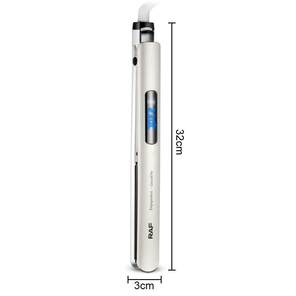 Raf New Professional Floating Ceramic Hair Straightener