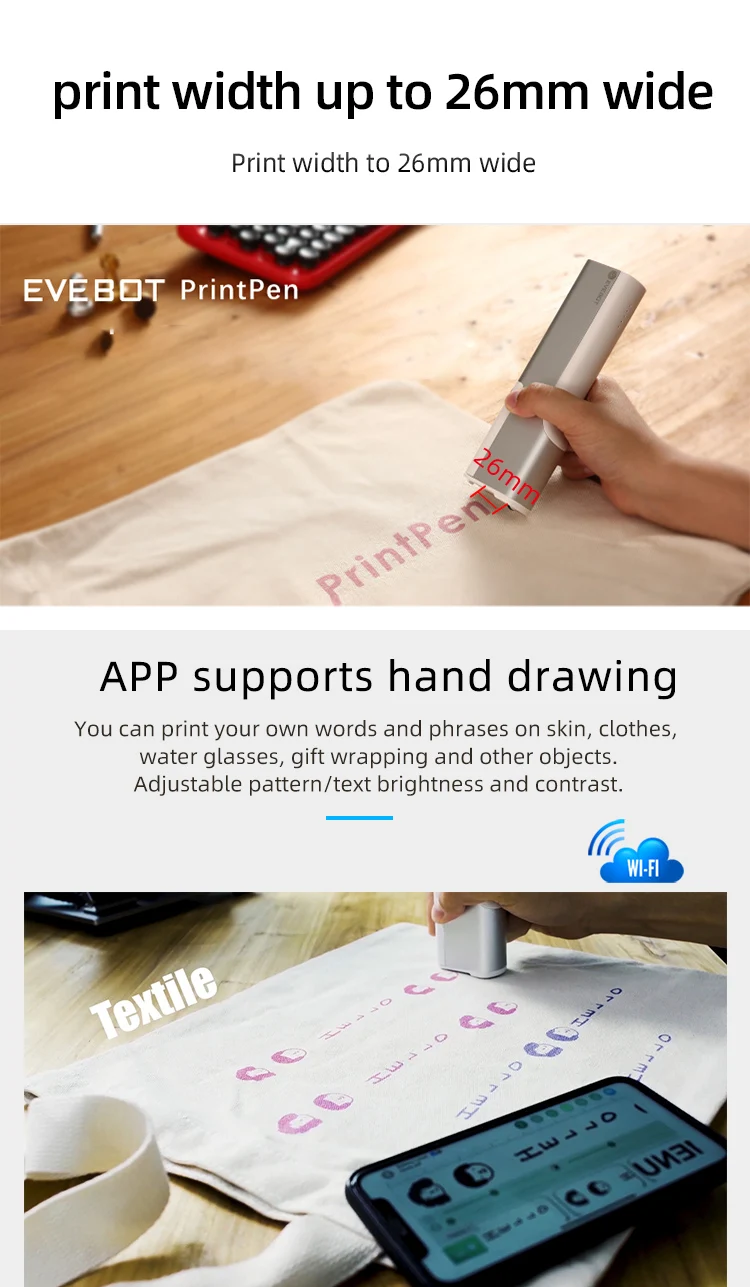 Evebot Diy Handheld Inkjet Printer For Food Coffee Cake And Pastries ...