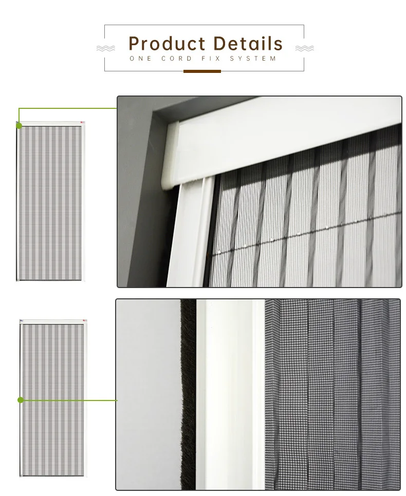 Aluminium Retractable Mosquito Net Roller - Insect Screen Window