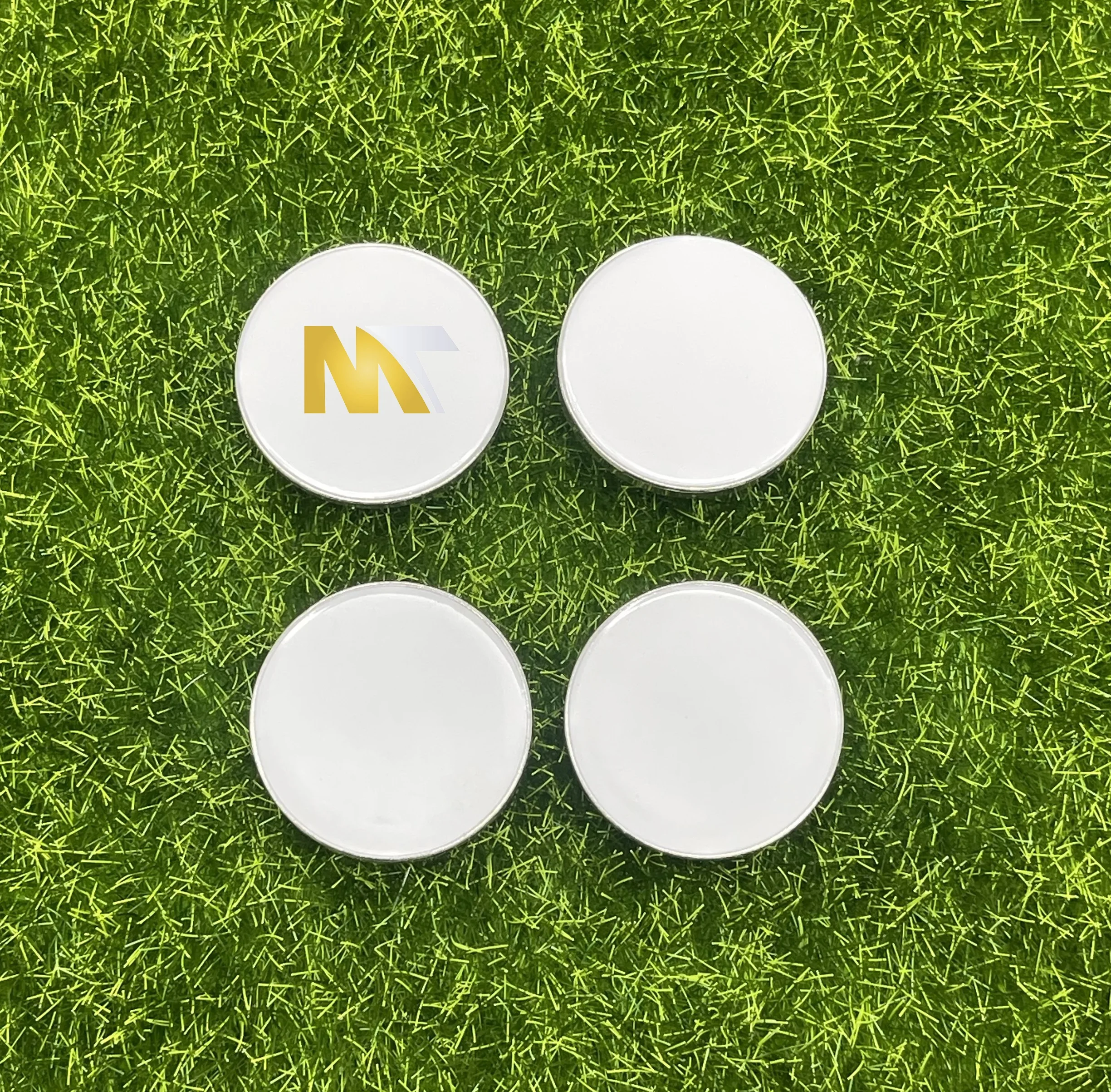 25mm 30mm White Background Blank Metal Magnetic Golf Ball Marker For Uv ...