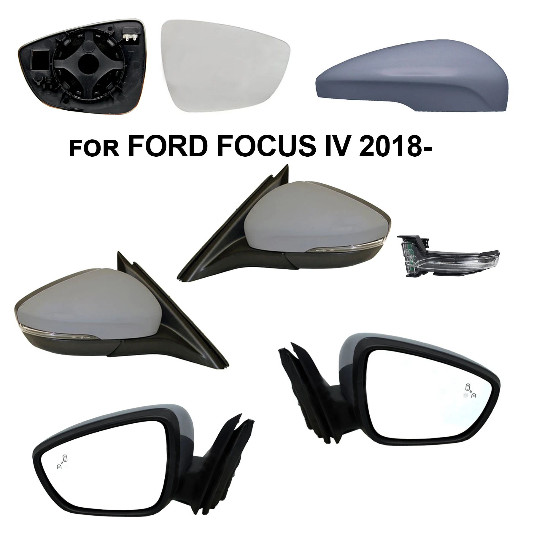 Factory Wholesale Led Electrically Foldable Wing Mirror Complete Car ...