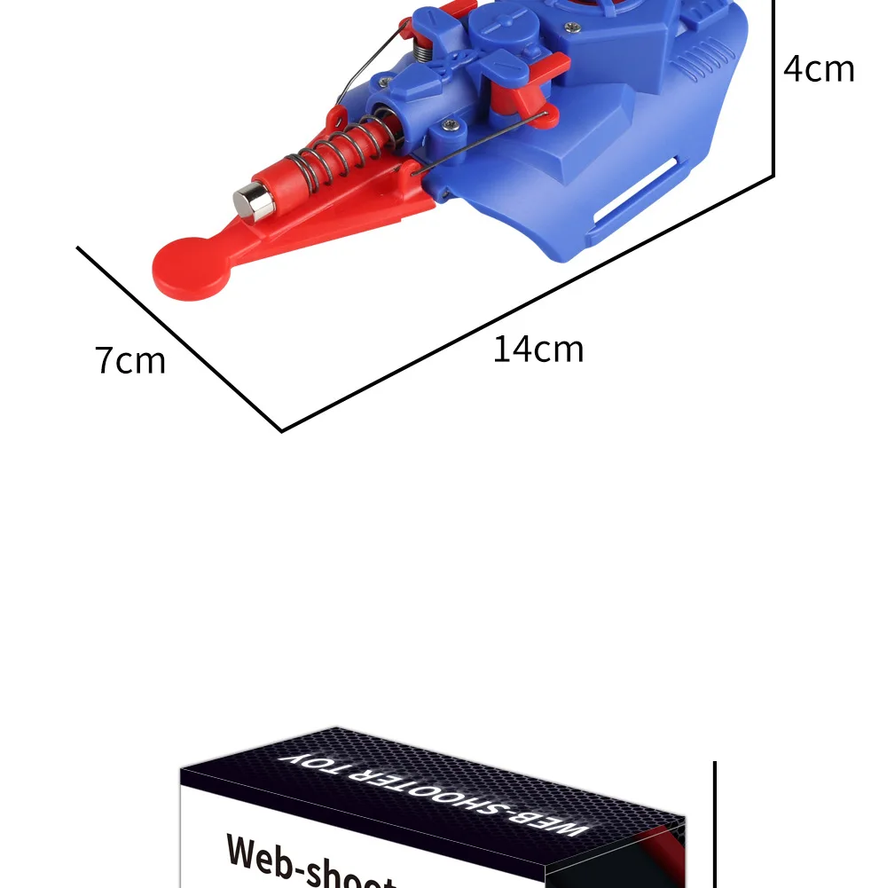 Cosplay Motor Spider Anime Shooter Luminous Light Wrist Launcher String ...