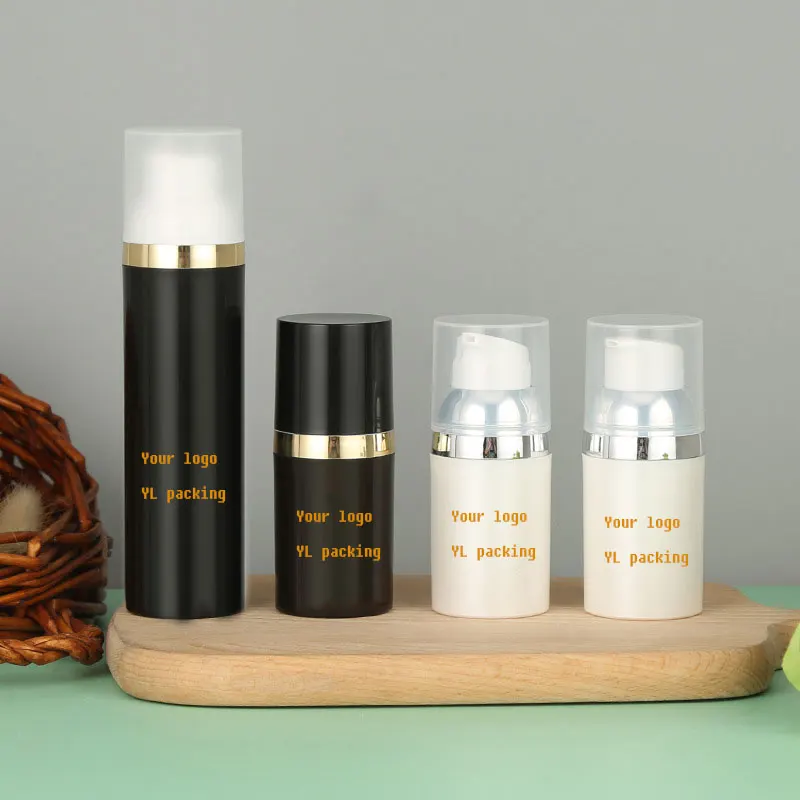 Eco Friendly White Black Empty Pp Plastic Cosmetic Packaging Container ...