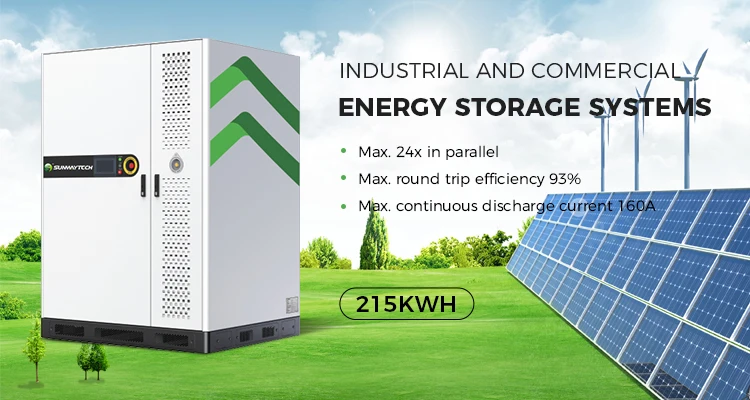 Industrial And Commercial Energy Storage Systems 100 Kw 200kw With 215kwh Lithium Ion Battery ...