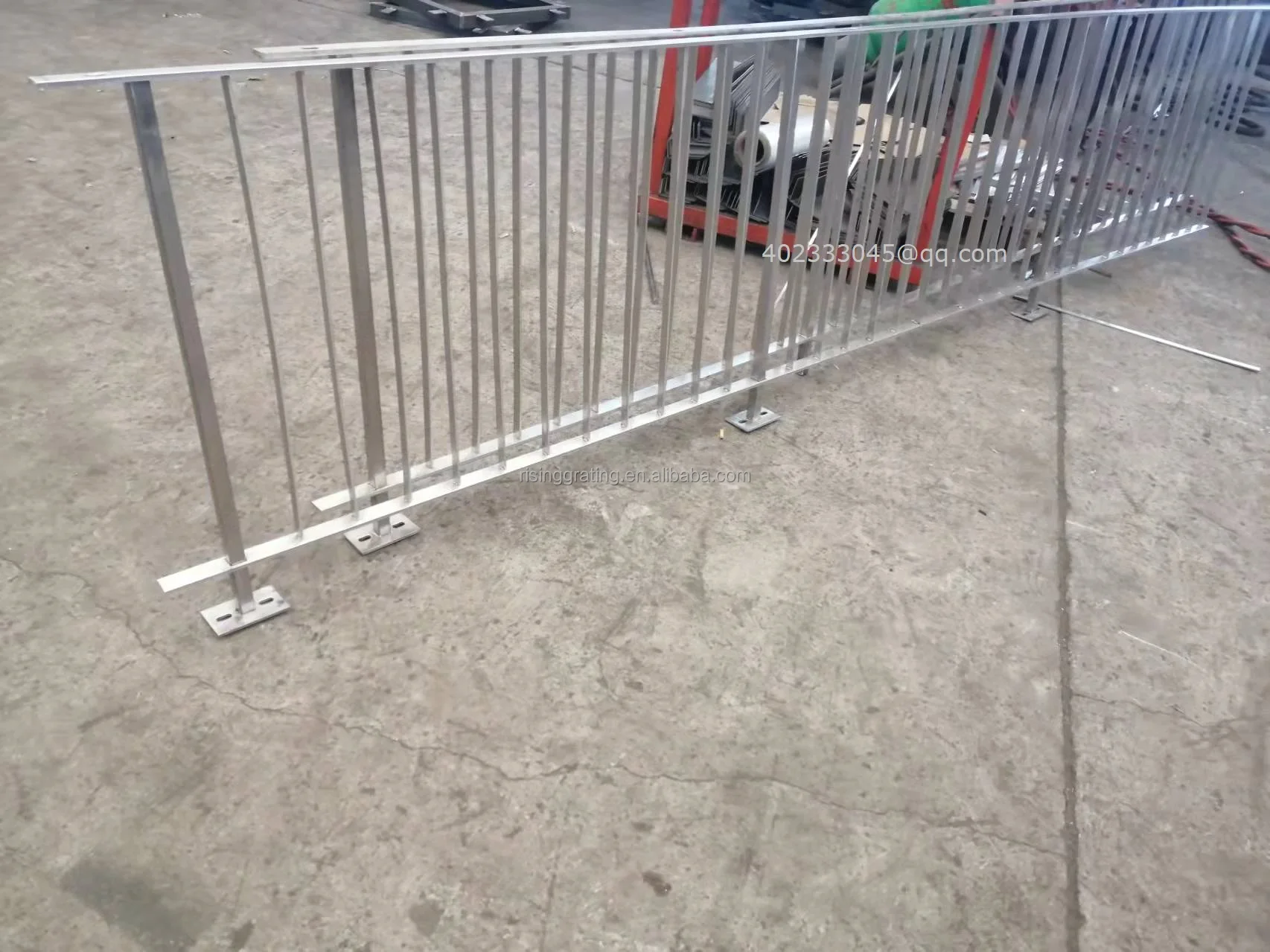 Galvanized Steel Pipe Safety Guardrail Handrail Railing