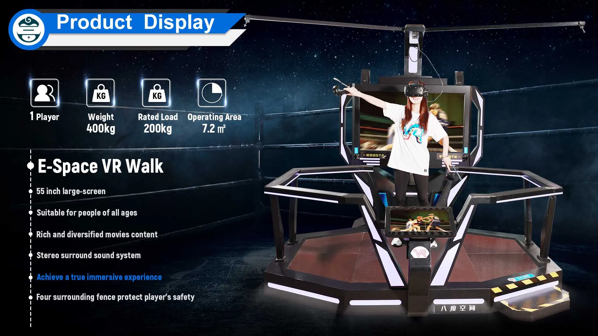 Funin VR BIG Vr Space Platform - Virtual Reality Simulator