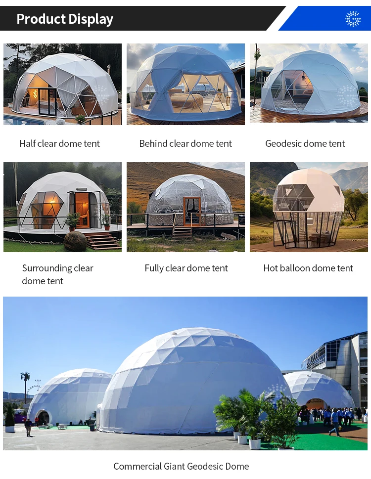 Glamping Outdoor Yurt Glamping Luxury Dome Bell Marquee Heavy Duty ...