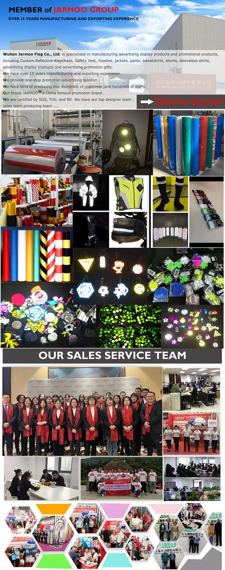 Reflector Keychain Custom Design Bag Tag Oem Custom Safety Vest Shape ...