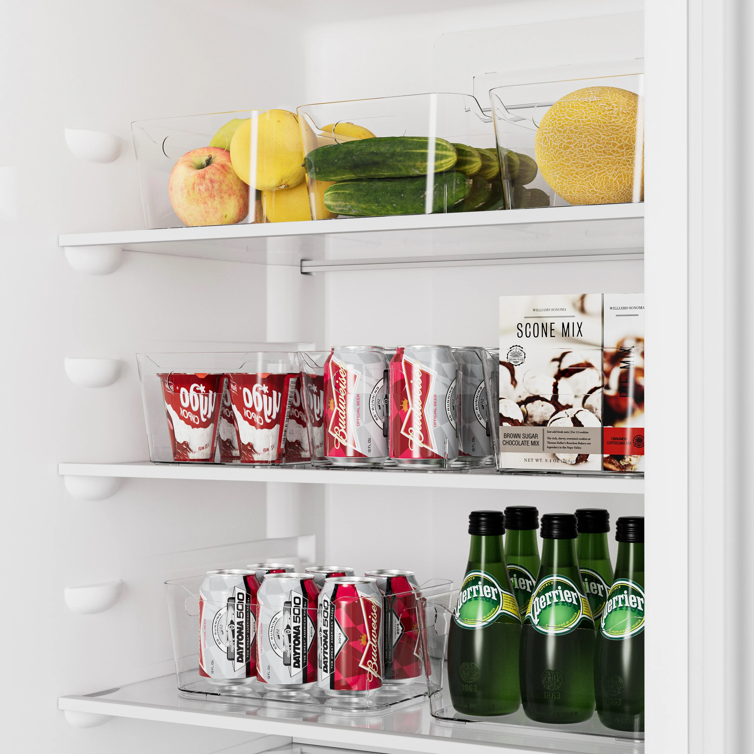 Wholesale Clear Plastic Fridge Storage Containers Refrigerator Large ...