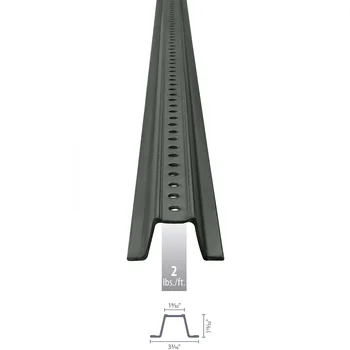 Galvanized Powder Coated Steel U Channel Sign Post Street Square ...