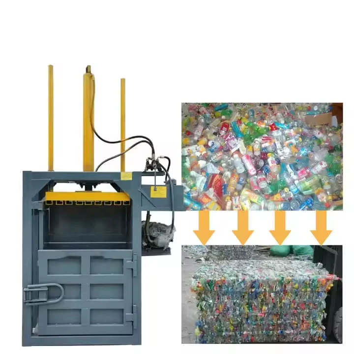 Compactor Horizontal Paper Aluminum Can Vertical Baler Hydraulic Paper ...