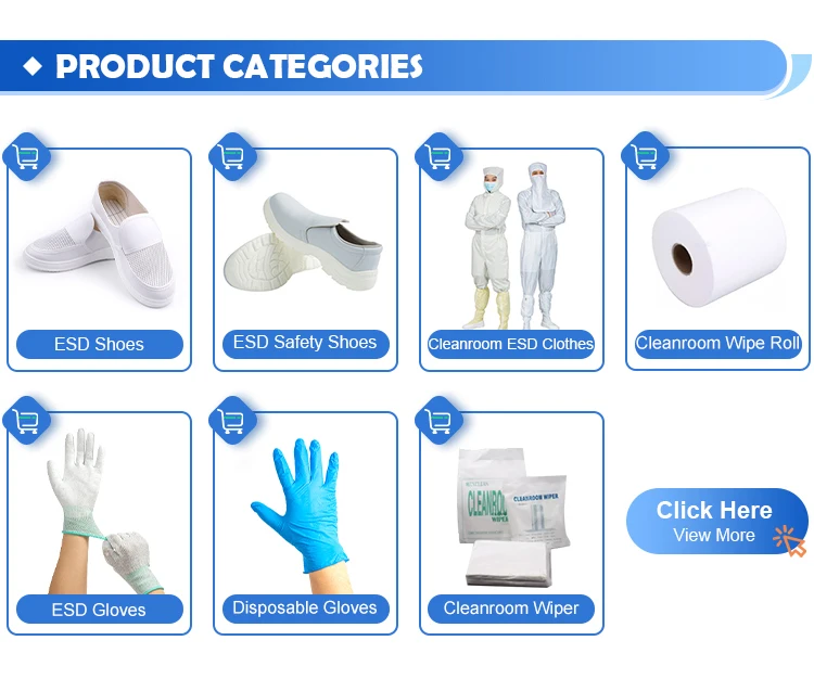 High Quality Security Cleanroom Protection Anti -static Non-slip Esd ...
