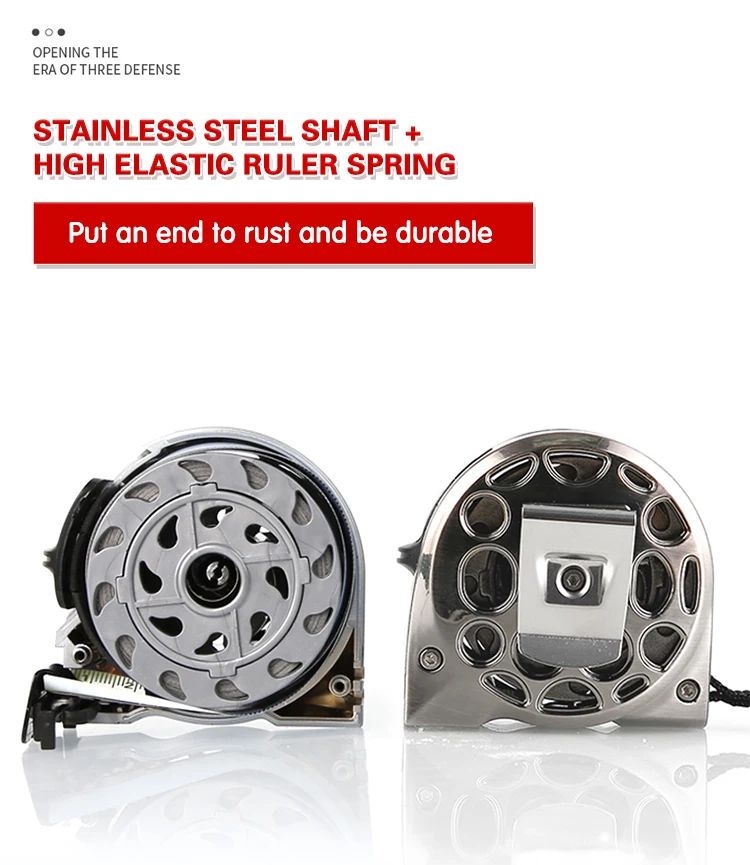 Probon Custom Heavy-Duty Sliver Hollow Metal 3m 5m 7.5m Retractable ...