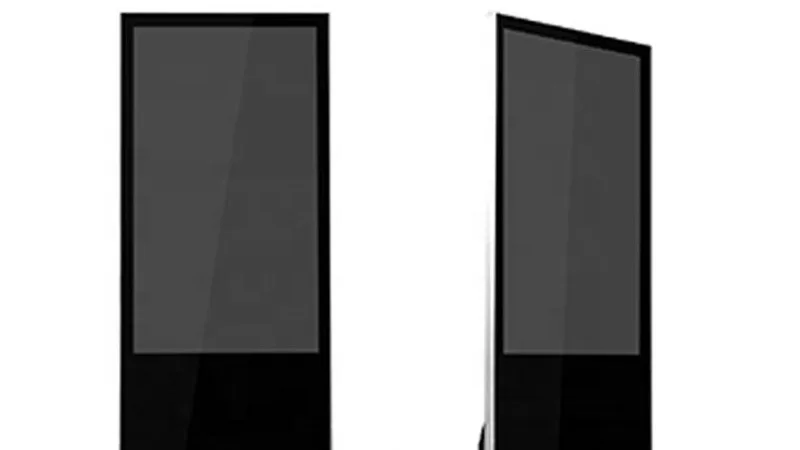Floor Standing Vertical Interactive Digital Signage Display Totem Lcd ...