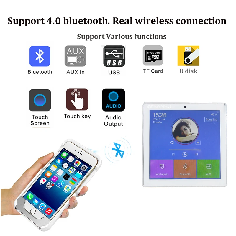 4inch Multiroom Background Music Home Automation System Smart Wifi ...