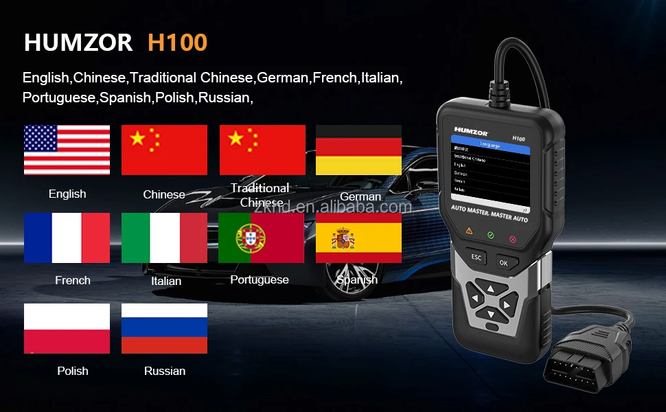 HUMZOR H100 Professional Scanner for BMW All Systems Diagnosis