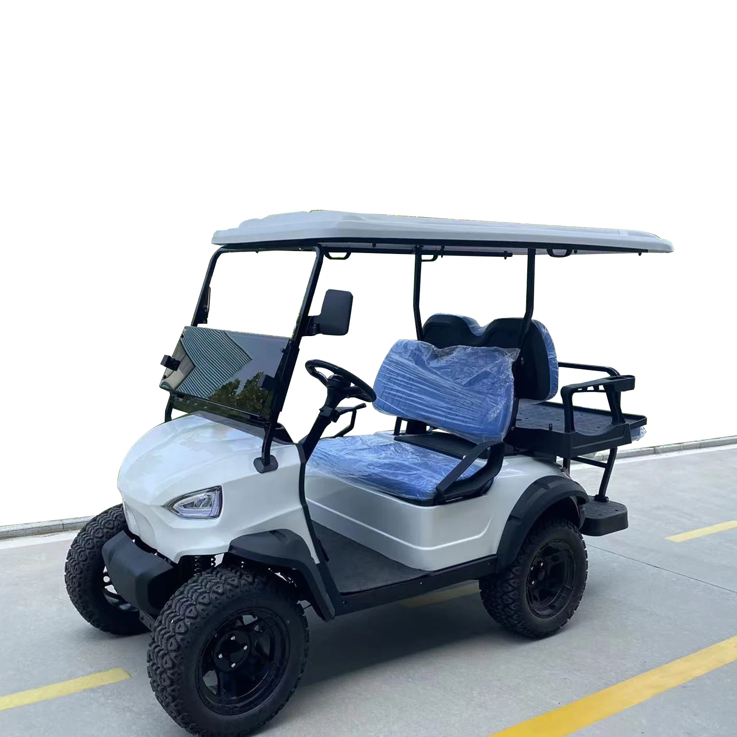 Fast Speed Electric 48v Golf Cart 5kw 72v Ac Motor Lithium Battery Club ...
