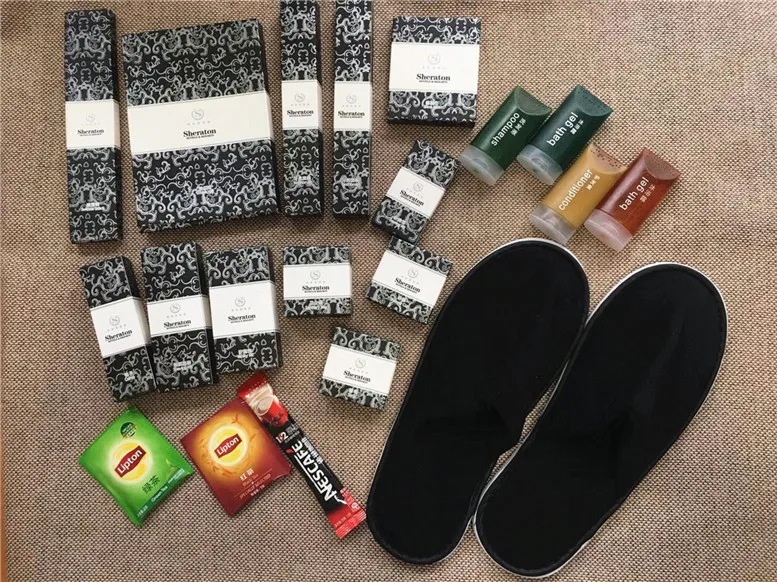 Hotel Spa Gift Set Hotel Bathroom Amenities Kit Shampoos Para Hotel ...