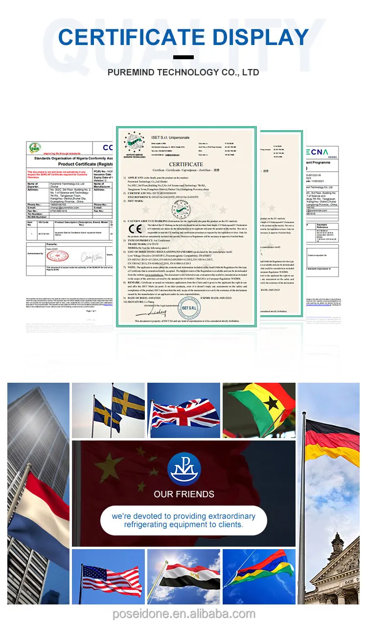 Gree High Efficiency Central HVAC Air Conditioning Unit, 48000 BTU