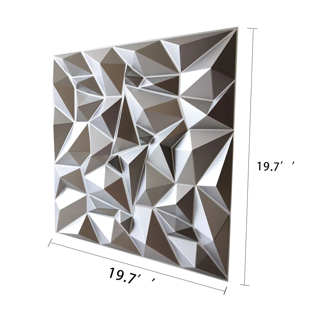 Home Interior Modern Design Decorative Pvc 3d Diamond Wall Panel - Buy ...