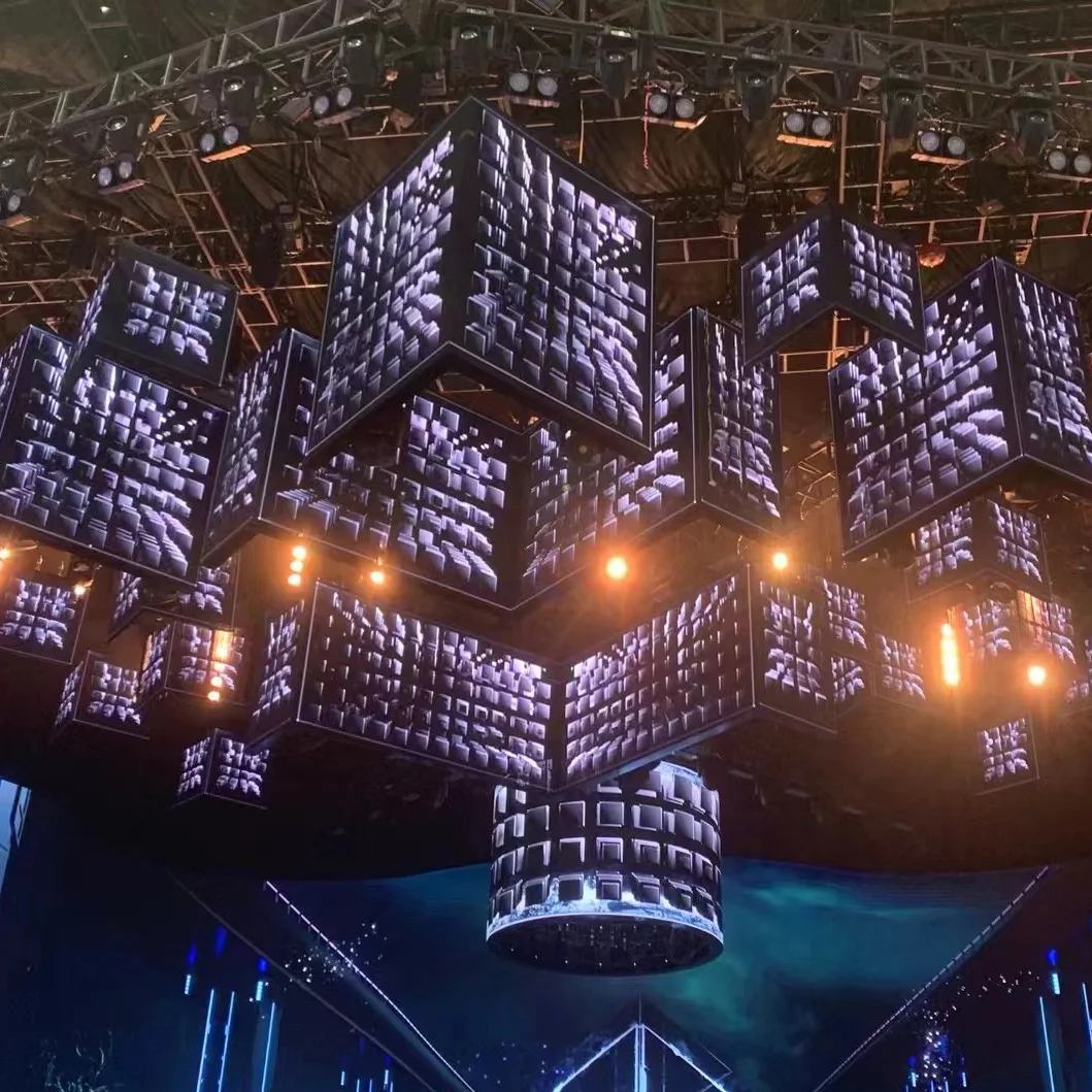 DMX 512 System Control Kinetic Motor Kinetic Lighting Led Display Screen for Dj Party Night Club ...