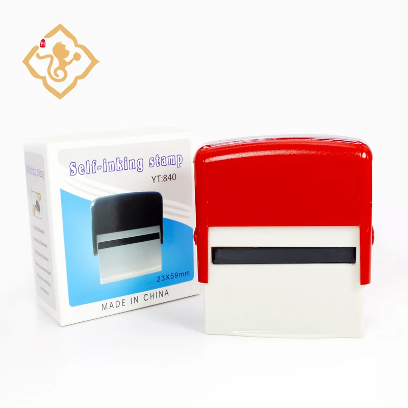 Self Inking Stamps Custom Automatic Personal Office Name Logo ...