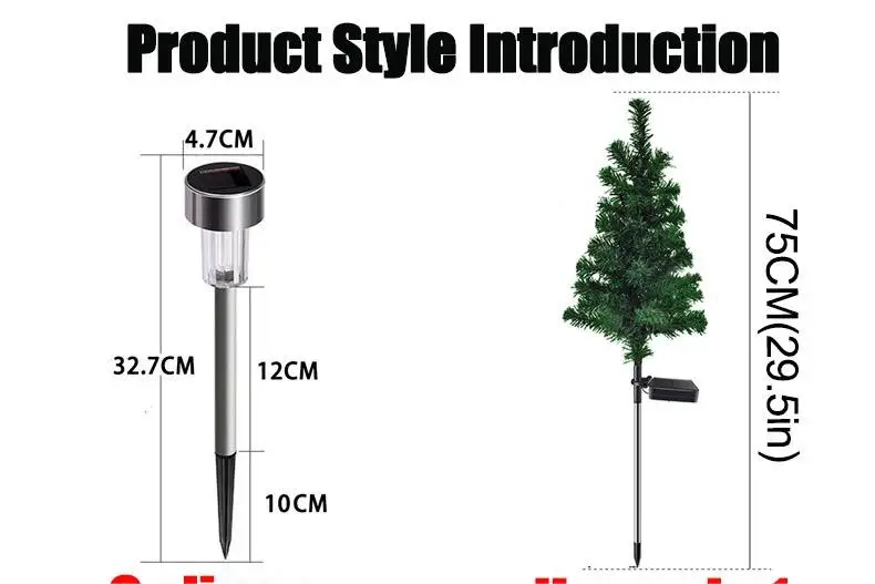 Outdoor Solar Centerpiece Artificial Holiday Tree For Garden Decoration ...
