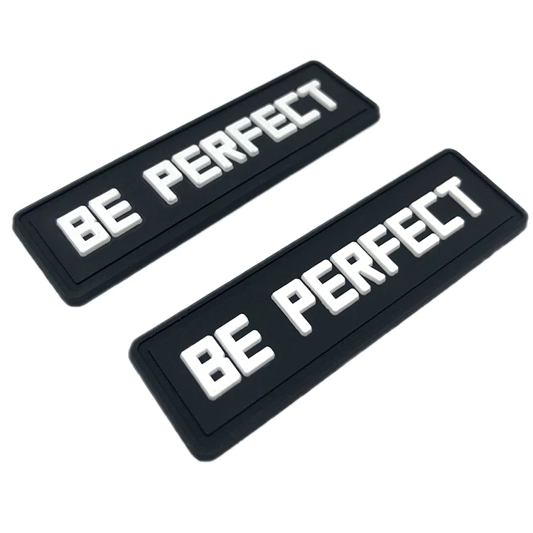 Factory Custom 2D Embossed Rubber Logo Label Soft PVC Patch for ...