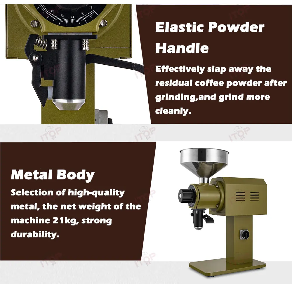 30kg/hour High Output Commercial Coffee Bean Grinder