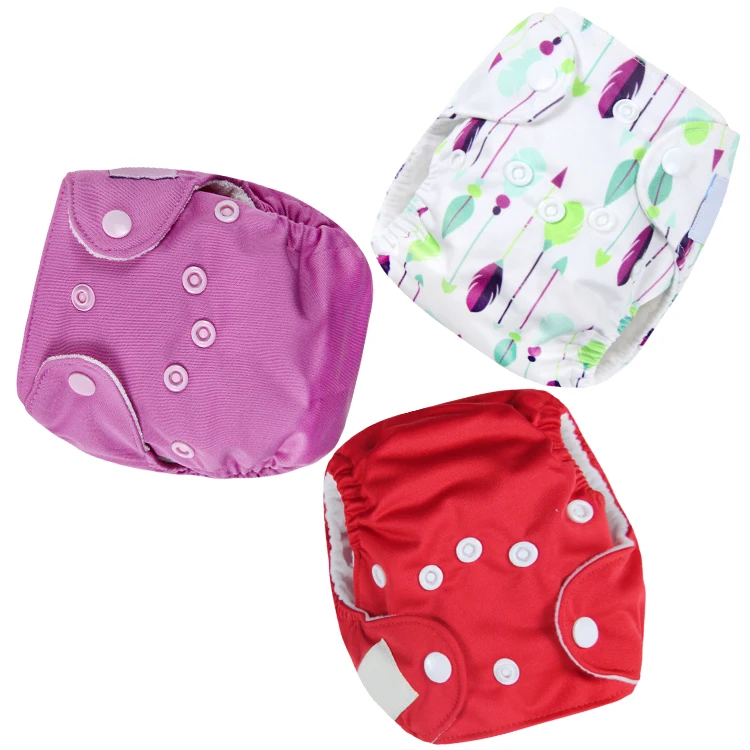 Eco Friendly Washable Leakguards Newborn Baby Cloth Diapers Cover Nappy ...