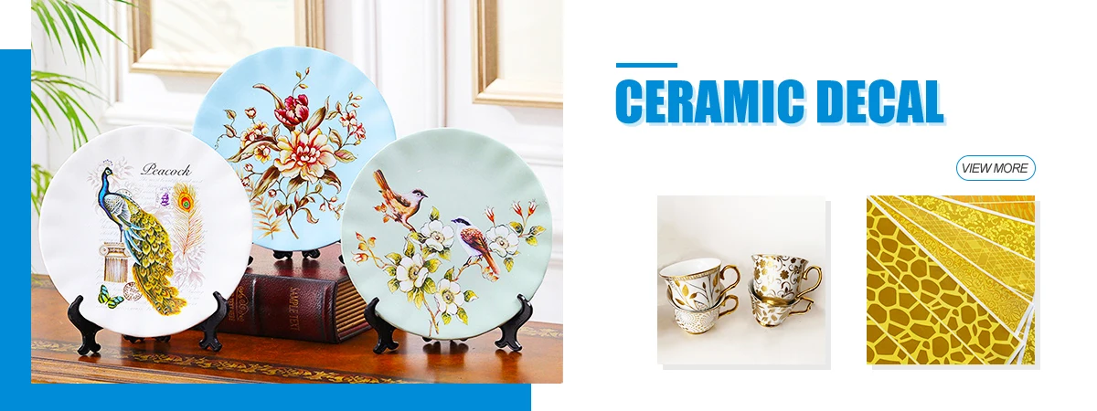 Yutai High Temperature Transfer Film Waterslide Decals Custom Ceramic ...