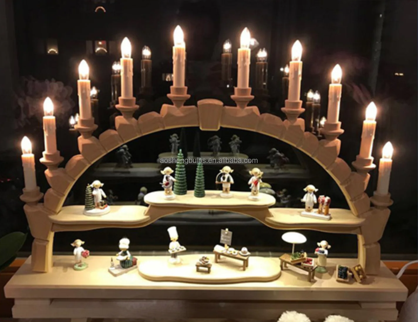 H-21 C6 LED Christmas Light Bulb C6 LED Candle Light Bulb C6 LED Bridge ...