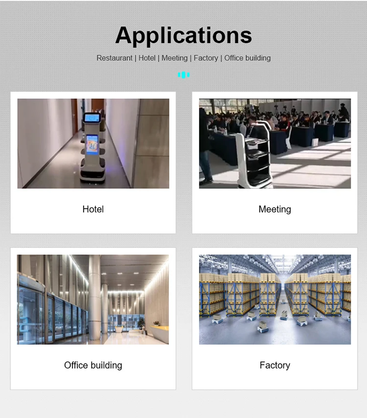 Ai Navigation Restaurant Food Delivery Robot With Fast Map Construction ...