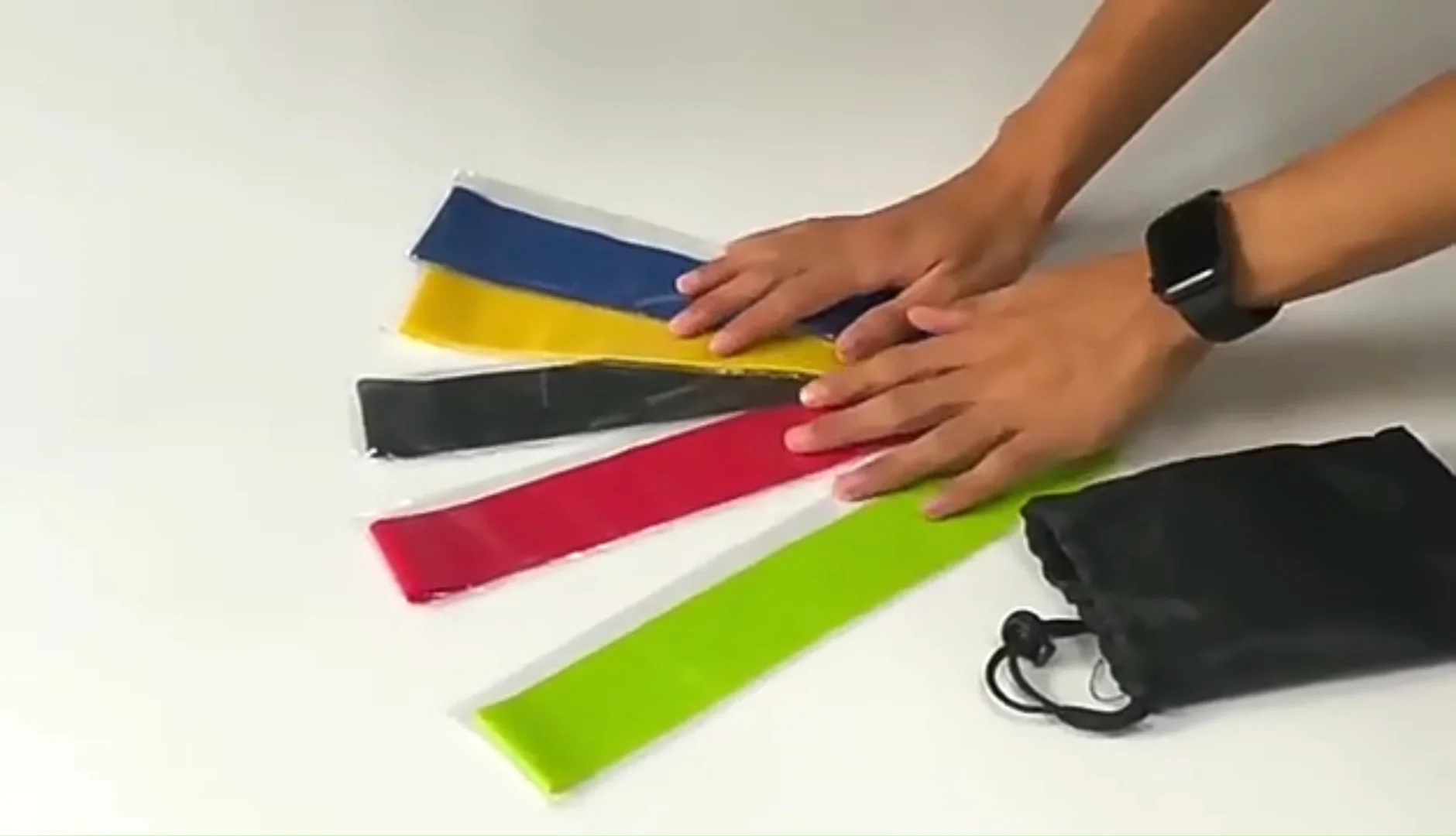 Custom Logo Elastic Loop Resistance Bands For Fitness Bandas Elastica ...