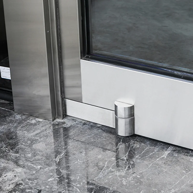 Aluminum Glass Double Entry Doors Exterior Double Glazed Balanced Door ...