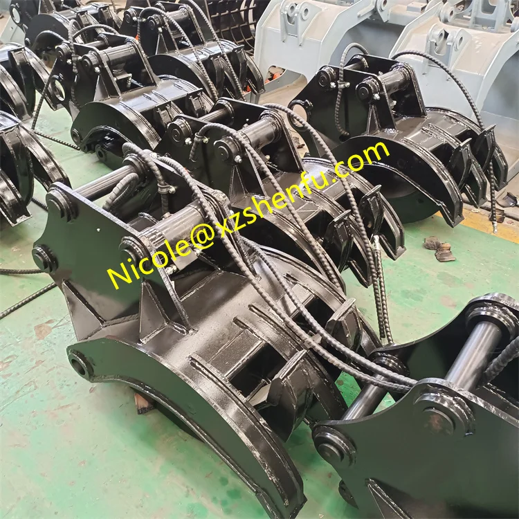 けています Rts4-6トン掘削機ピーリンググラブ油圧アタッチメントロータリーグラップル中国ホット販売 - Buy Motor ...