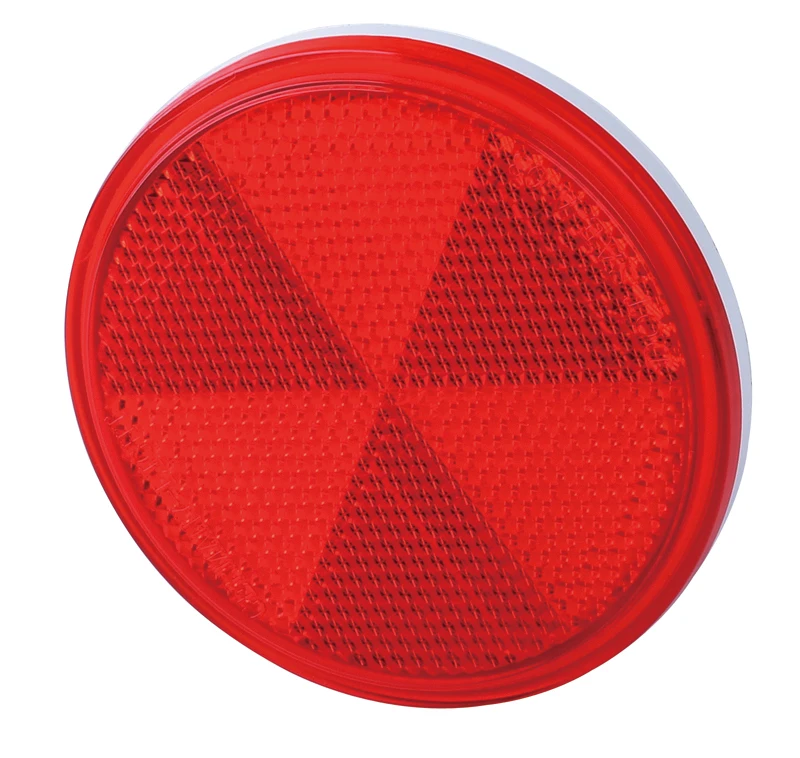Round 80mm Reflex Reflector With 6mm Screw - Buy Reflex Reflectors,Auto ...