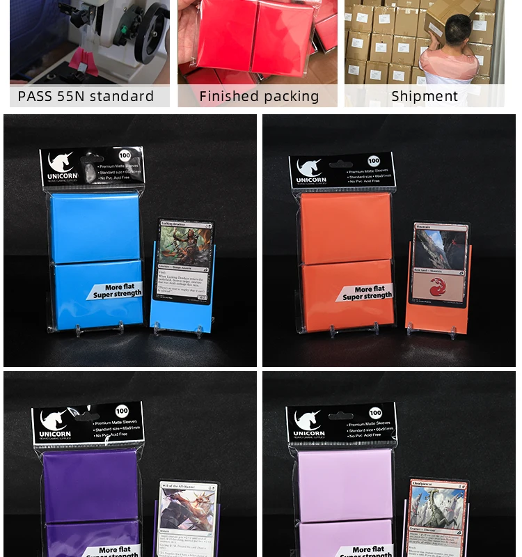 CKCS02 Premium Colored Matte Card Sleeves - Durable & Stylish