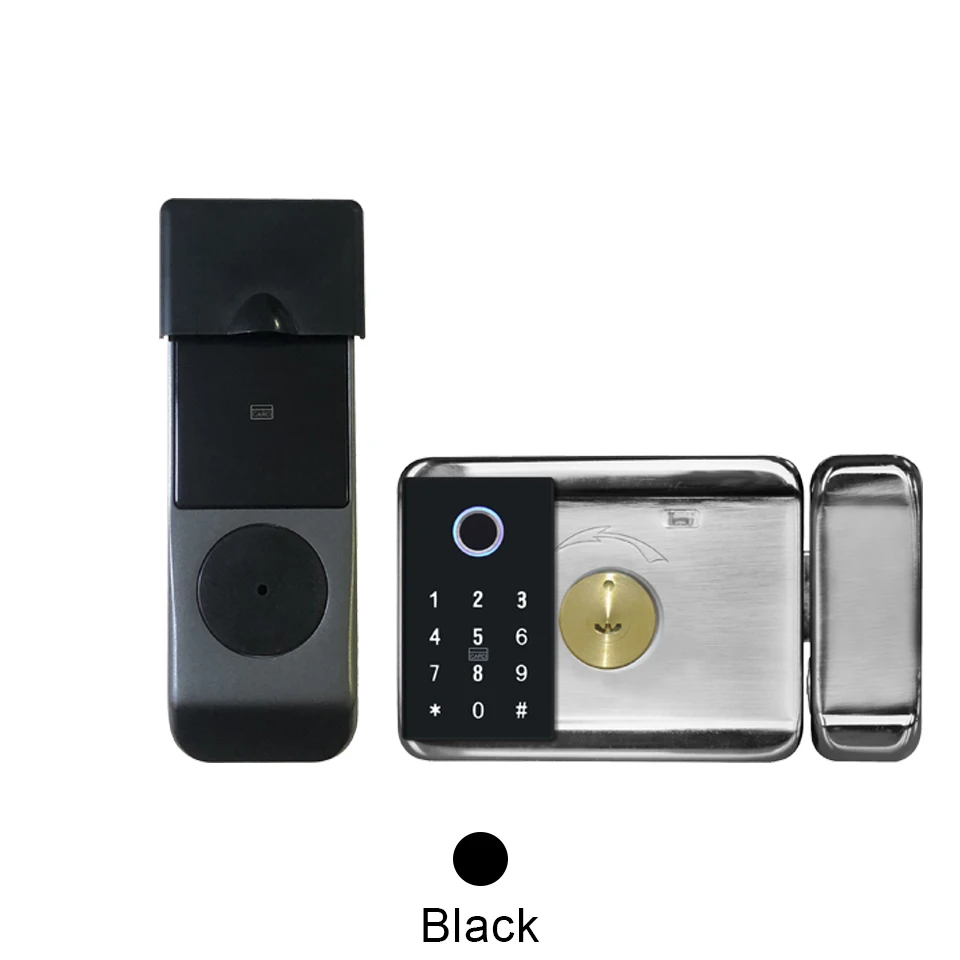 Tuya App Smart Doorlock - Waterproof Outdoor Gate Rim Lock