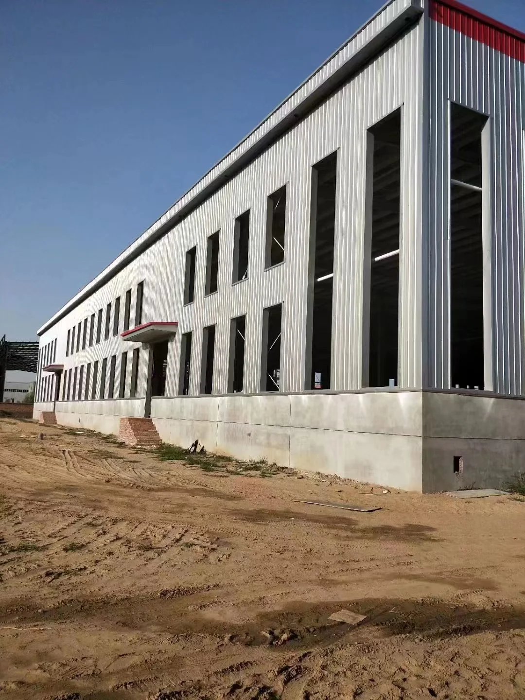 Prefabricated Light Steel Structure Industrial Warehouse Shed Building ...