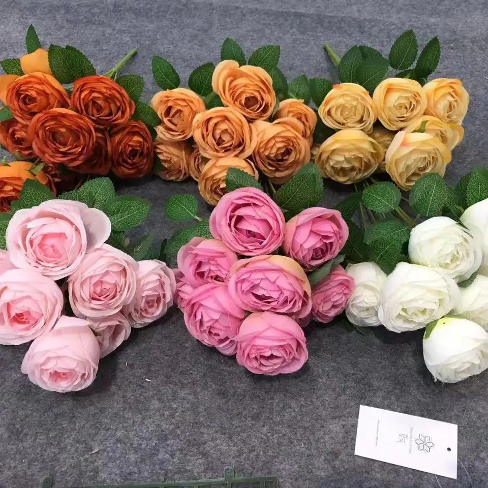 Hot Sale Artificial Flowers Bulk Wedding Arrangement Centerpiece ...