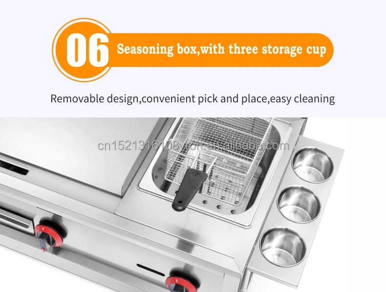 New Restaurant-Grade Gas Griddle and Fryer High Volume Cooking ...