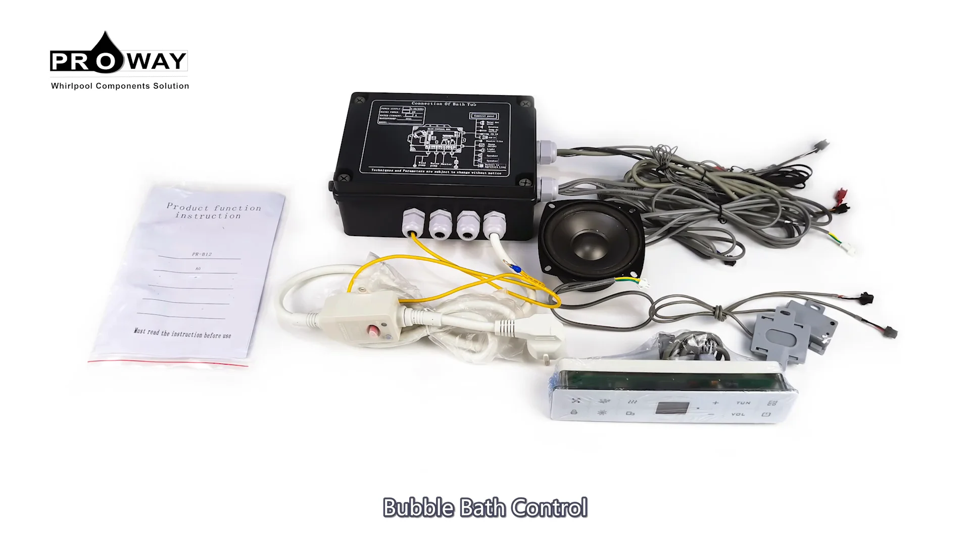 Multi-function Spa Bathtub Control Panel Grey Massage Bathtub ...