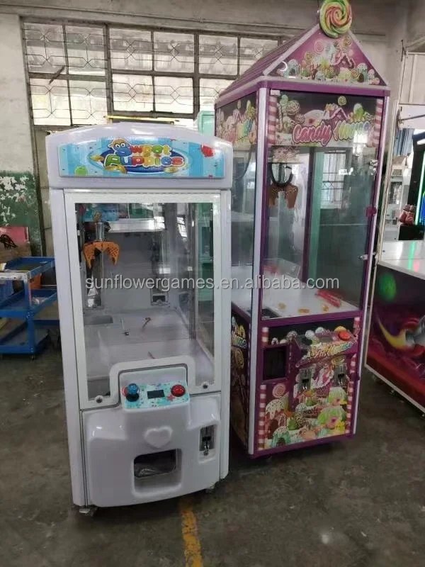 Wholesale Coin Operated Candy Arcade Game Machine Arcade Claw Crane Machine Candy Stone Claw ...