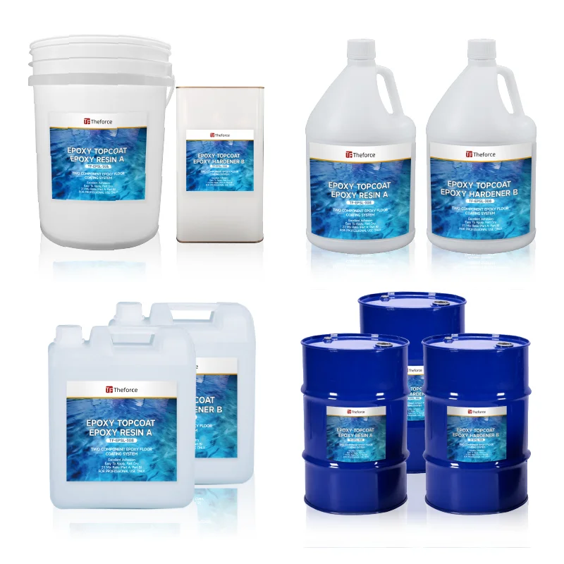 Epoxy Base Coat Coating For Colorful Mica Vinyl Flake Chips Floors ...